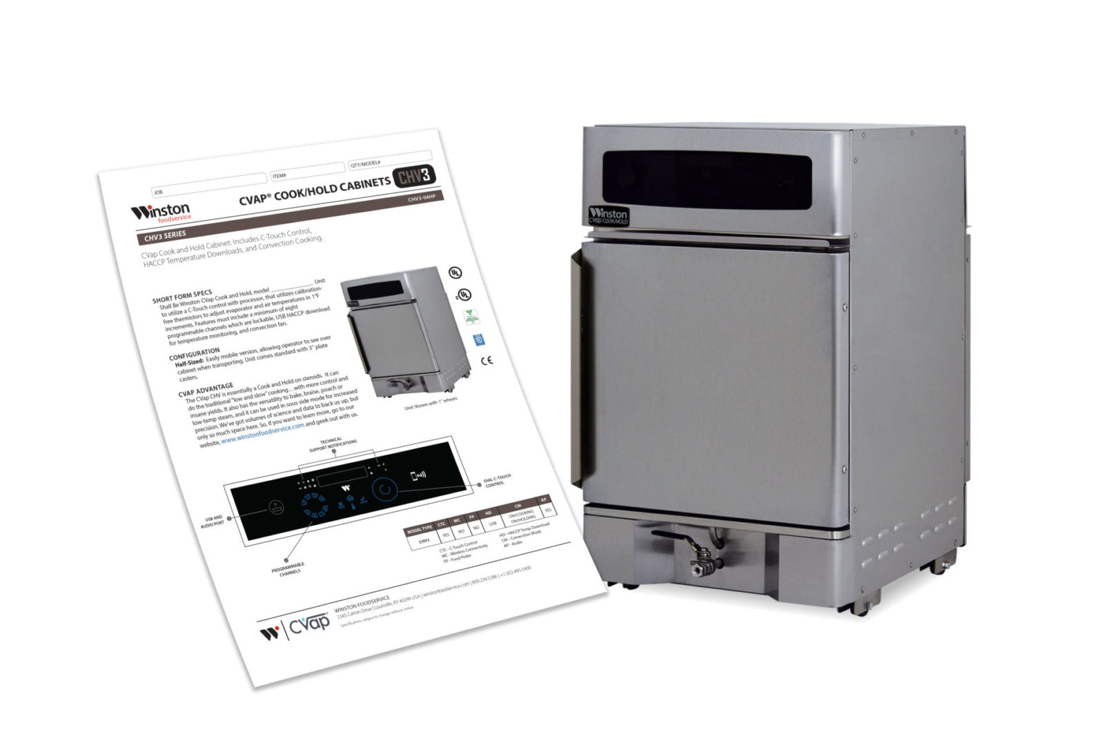 CHV3 - CVAP® COOK AND HOLD OVEN - SPEC | Winston Foodservice