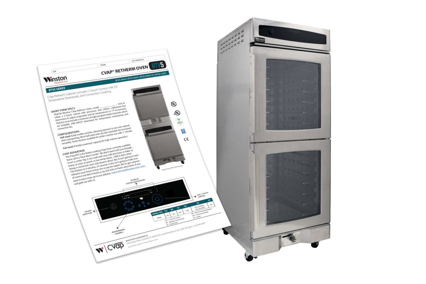 RTV5 Spec Sheet |Winston Foodservice